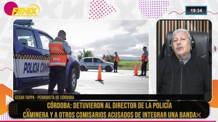 César Tappa, periodista, cordobes: “El jefe de la Caminera y varios ...
